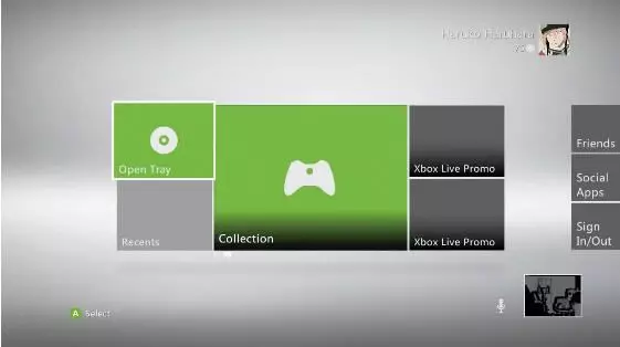 Imaxes filtradas do novo panel de control de Xbox 360... con Skype! 100472_3