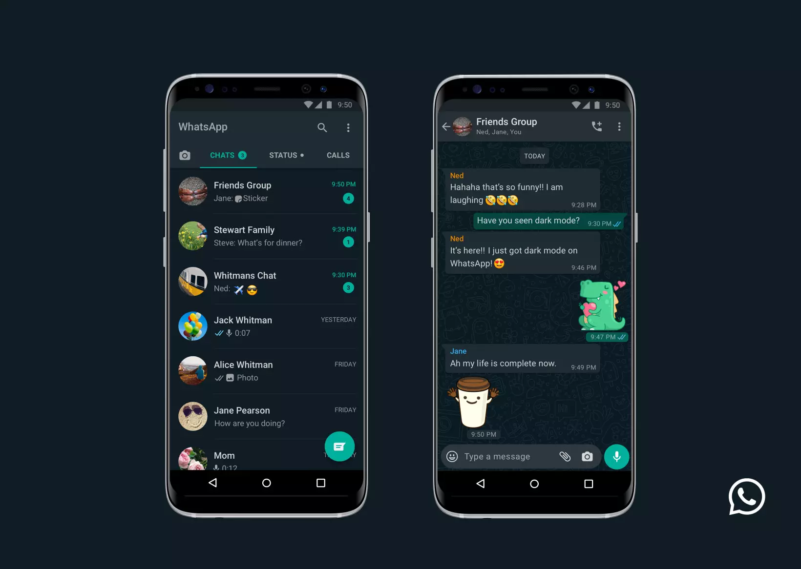 WhatsApp dark mode is now available to everyone and so you can activate it 10227_2