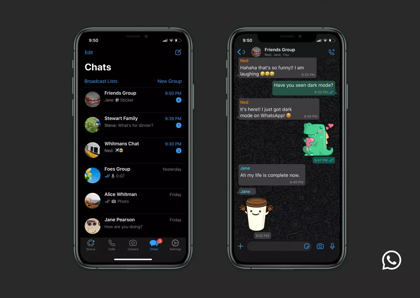 WhatsApp dark mode is now available to everyone and so you can activate it 10227_3