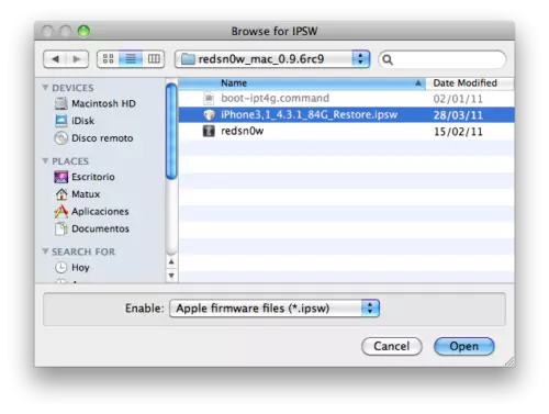 iOS 4.3.1 tidak ditambatkan jailbreak dengan RedSn0w 0.9.6RC9 105577_3