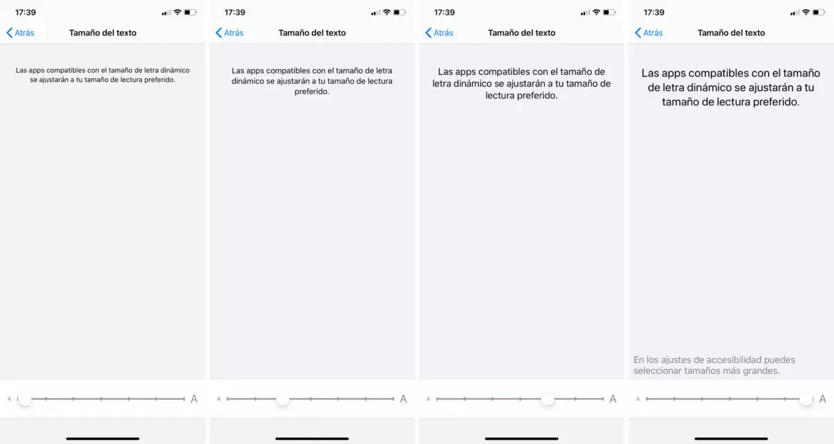 Promijenite veličinu fonta WhatsApp iPhone iOS