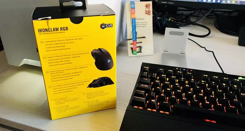 Corsair IRONCLAW RGB, סקירה: עכבר גיימינג עם יד ברזל 11139_2