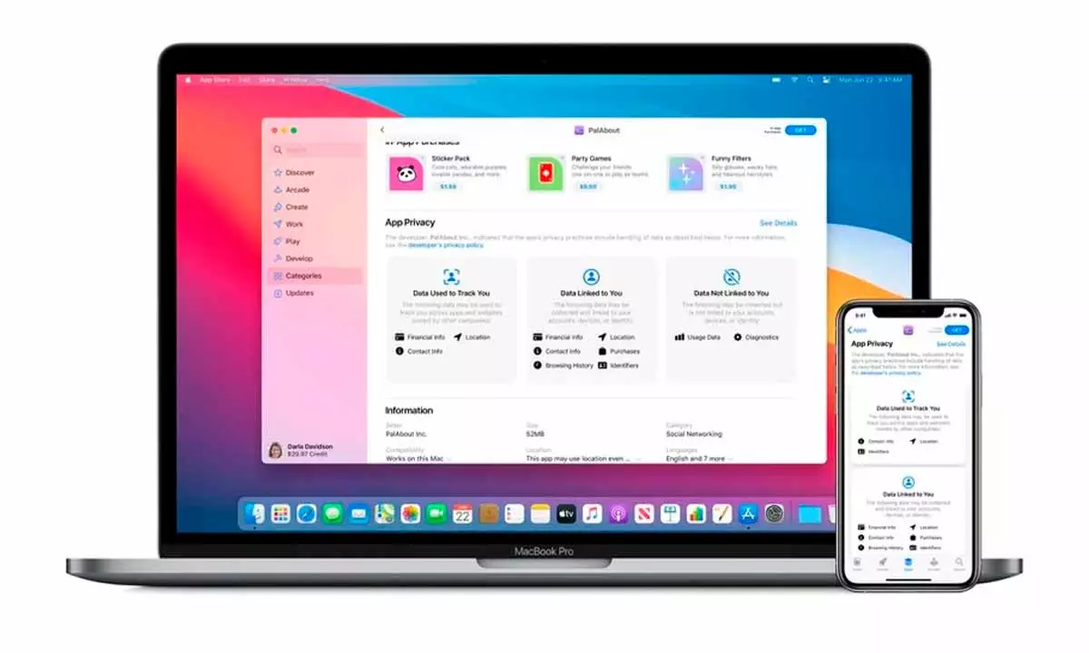 Apple: Az iOS és a MacOS alkalmazásboltok adatvédelmi információkat adnak ki