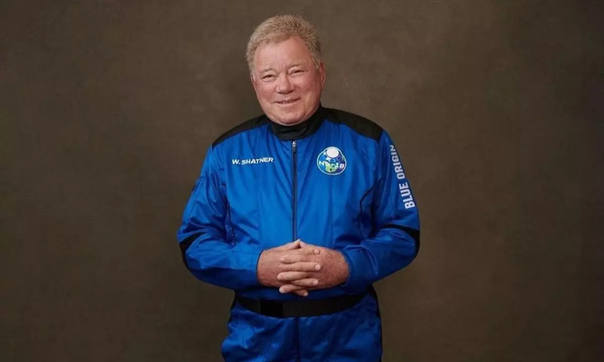 William Shatner podróżuje w kosmos Blue Origin New Shepard