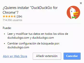 Google imawonjezera DuckDuckGo mu Chrome Kodi ndingasinthe bwanji injini yosakira? 12877_4