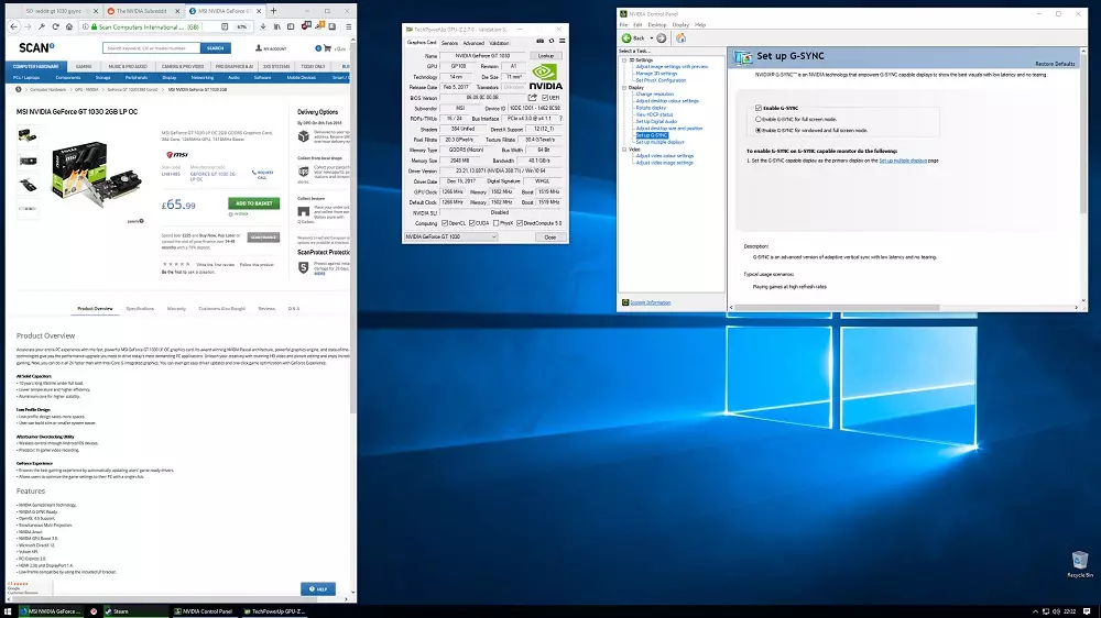 GeForce GT 1030 ਨੂੰ NVIDIA G-Sync ਸਮਰਥਨ ਪ੍ਰਾਪਤ ਹੈ 130188_2