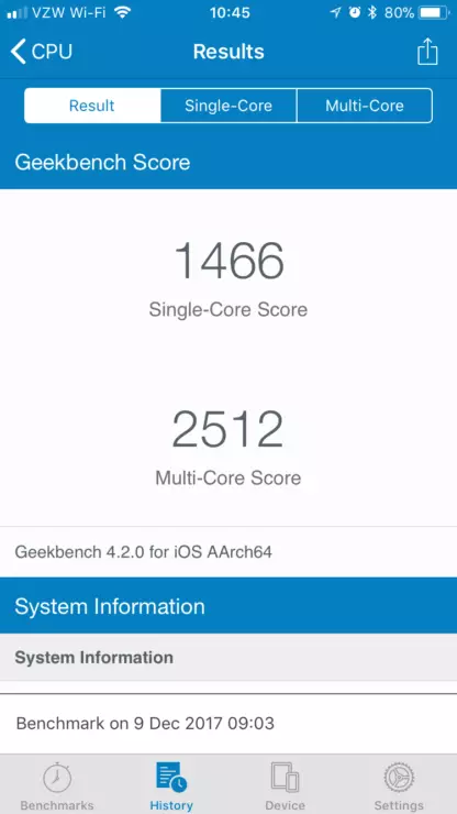 E Batteriewiessel verbessert d'Performance vum iPhone 6 an iPhone 6s 13234_4