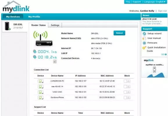 D-Link DIR-826L Cloud Gigabit ruter N600 134183_8