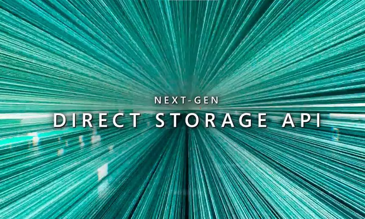 Ang Unreal Engine 5 adunay suporta alang sa DirectStorage