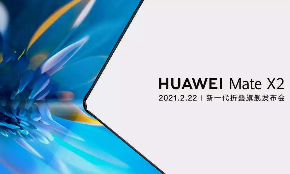 Huawei Mate X2 үзенең беренче рәсми тизерен тәкъдим итә, катлаулы фактор белән Samsungныкына охшаган