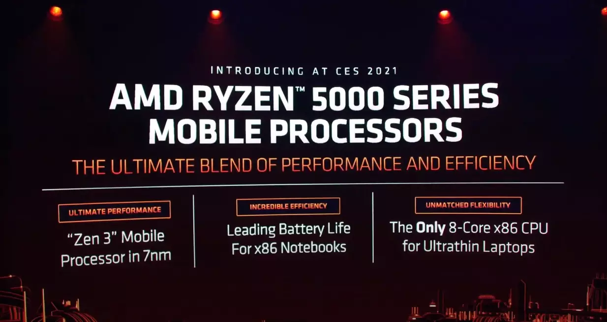 AMD inopa iyo itsva Ryzen 5000 Mobile uye Ryzen 5000HX yakavakirwa paZen 3 15457_2