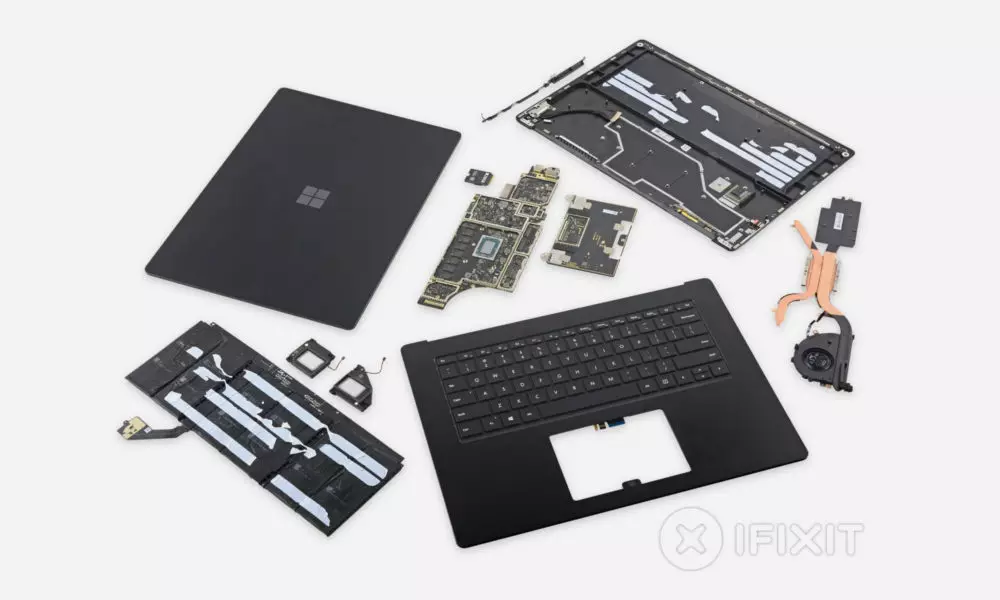 Glúine Dromchla Microsoft 3 iFixit