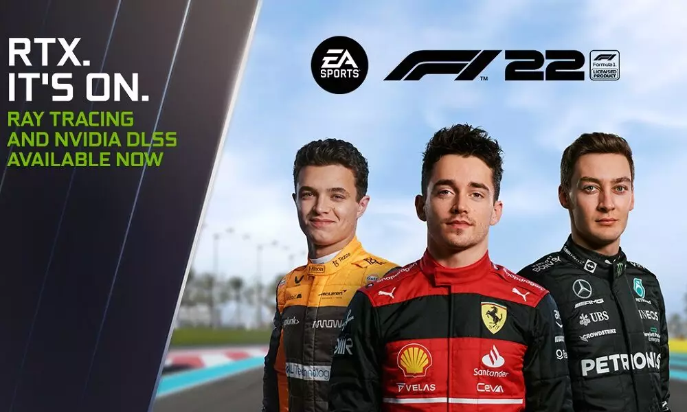 F1 2022 triple les performances grâce à NVIDIA DLSS