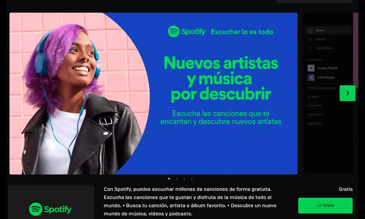 Imidlalo ye-Epic ibandakanya iSpotify kwisiqalisi sayo nakwivenkile