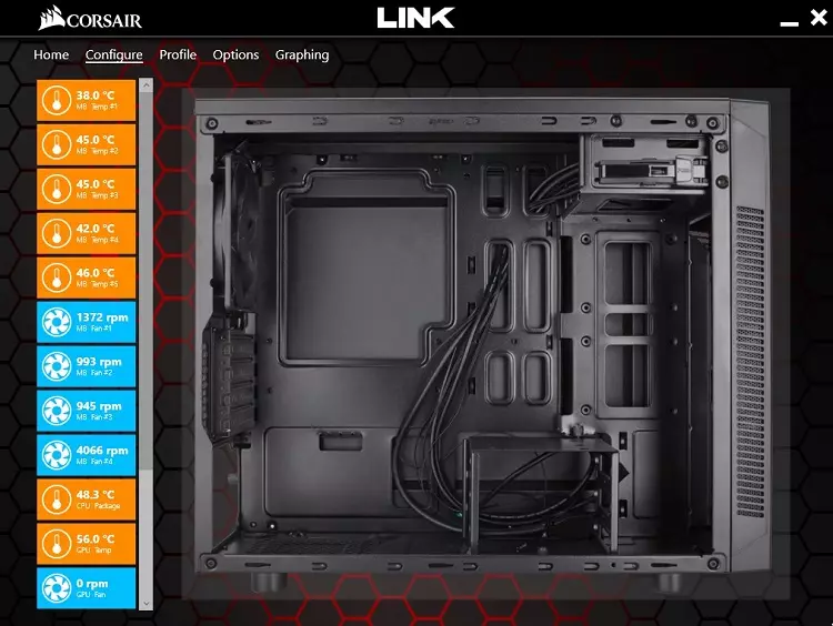 Adolygiad Llif Aer Corsair iCUE 220T RGB ac Corsair iCUE SP140 RGB PRO: Darganfod Lliw Aer 24647_24