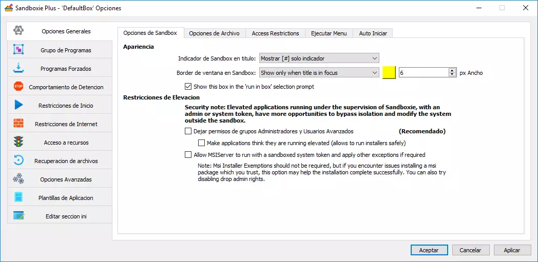 Sandboxie Plus: run unreliable apps in isolation 2529_15