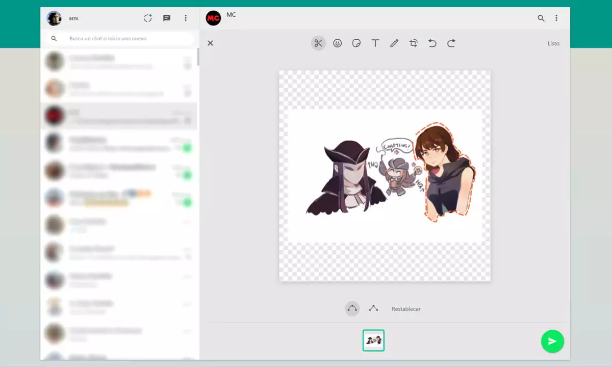 Ang WhatsApp Web karon naglakip sa usa ka customizable sticker creator 26287_4