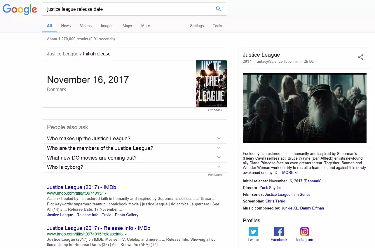 Nagsisimulang magpakita ang Google ng mga self-playing na video sa mga resulta ng paghahanap nito 28089_2