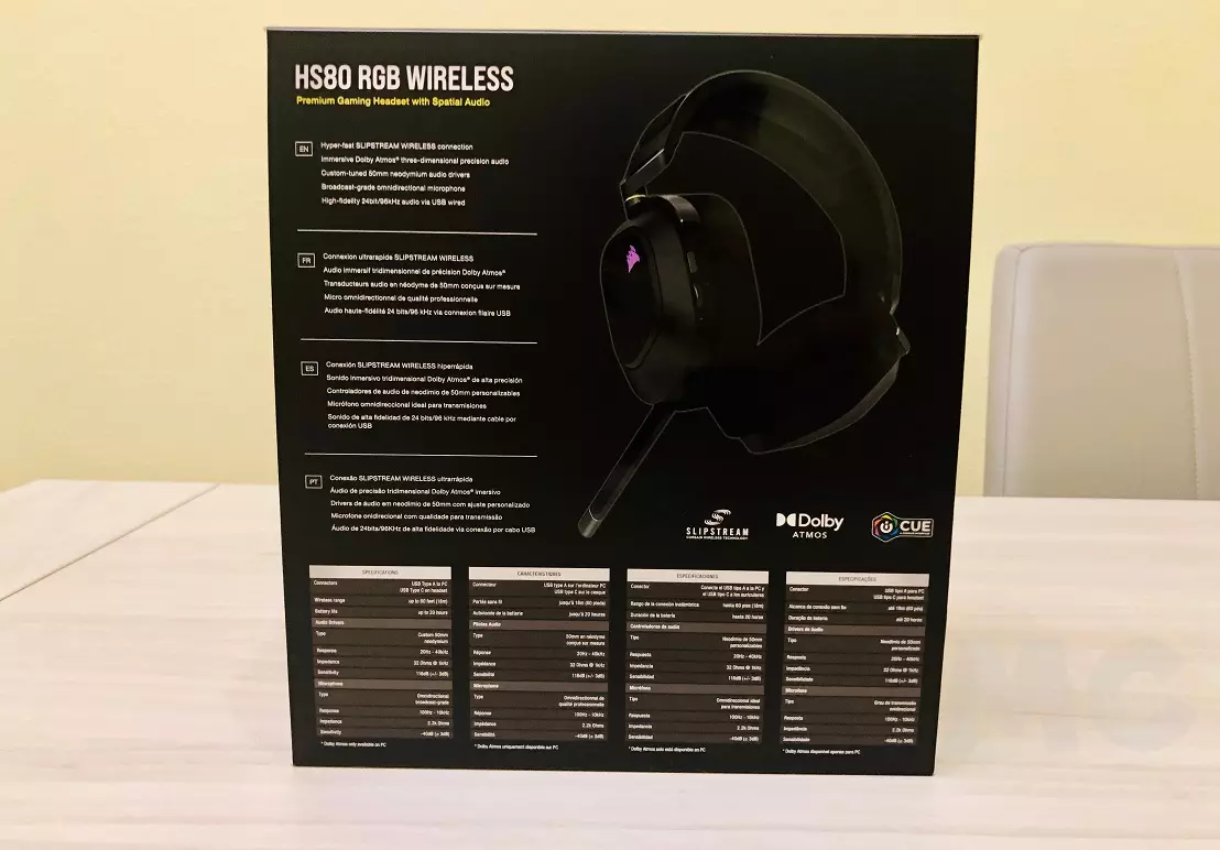 Corsair HS80 RGB Wireless