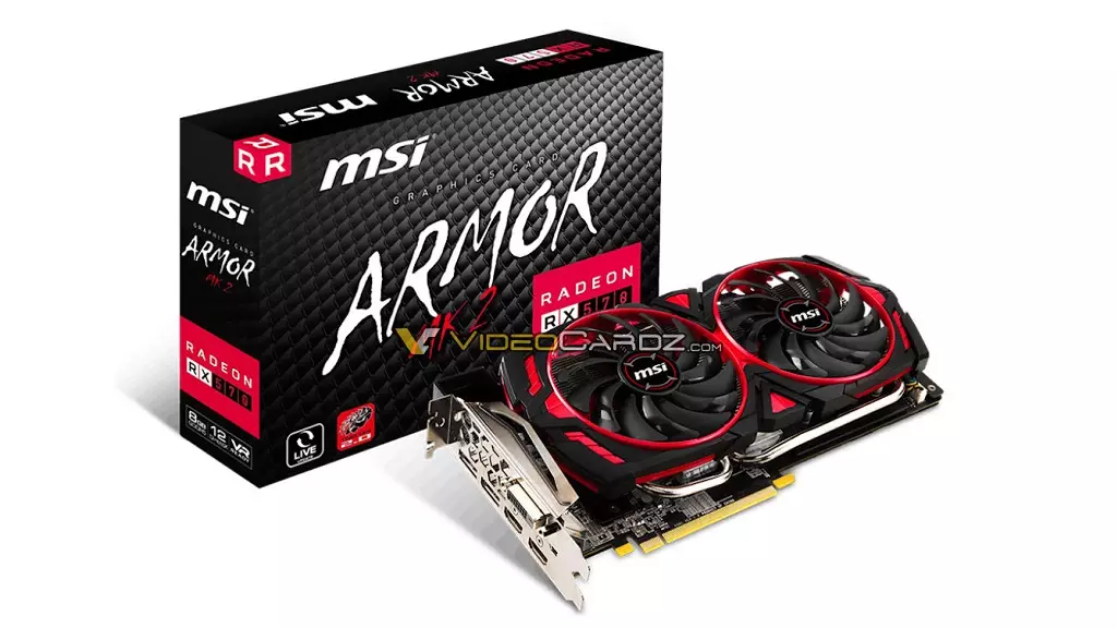 MSI פּריפּערז נייַ graphics קאַרדס Radeon RX 500 Armor MK2 28747_1