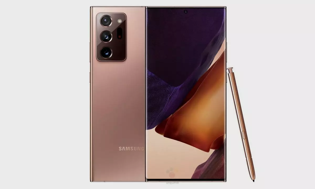 Amaterefone meza ya 2020: Galaxy Note 20 Ultra