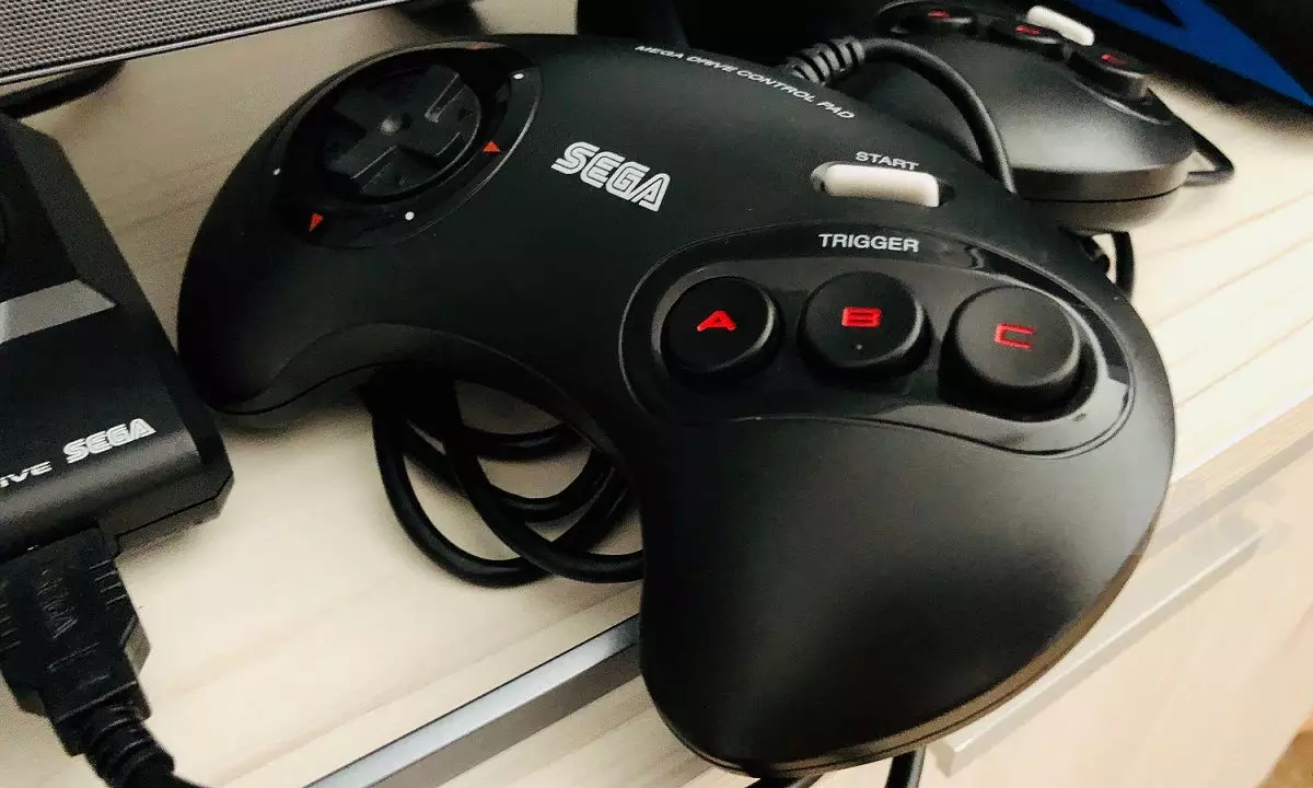 mega drive kontrôle knop