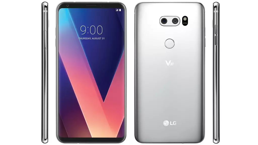 Umfanekiso omtsha usibonisa i-LG V30 kuzo zonke ii-engile 32156_1