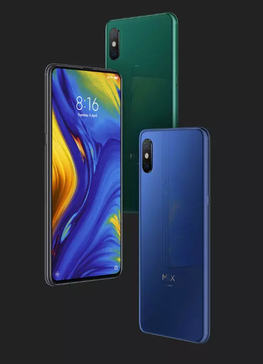 Xiaomi Mi Mix 3 5G nan peyi Espay