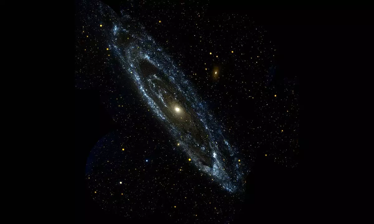 D'Andromeda an d'Mëllechstrooss kommen a Kontakt