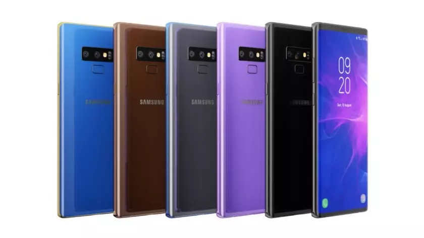 ဒီ renders တွေက Galaxy Note 9 ရဲ့ ပုံပန်းသဏ္ဍာန်ကို ပြသပေးပါတယ်။ 34707_1