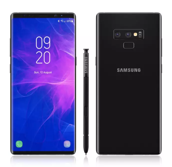 Paparan ini menunjukkan kepada kita rupa Galaxy Note 9 34707_3