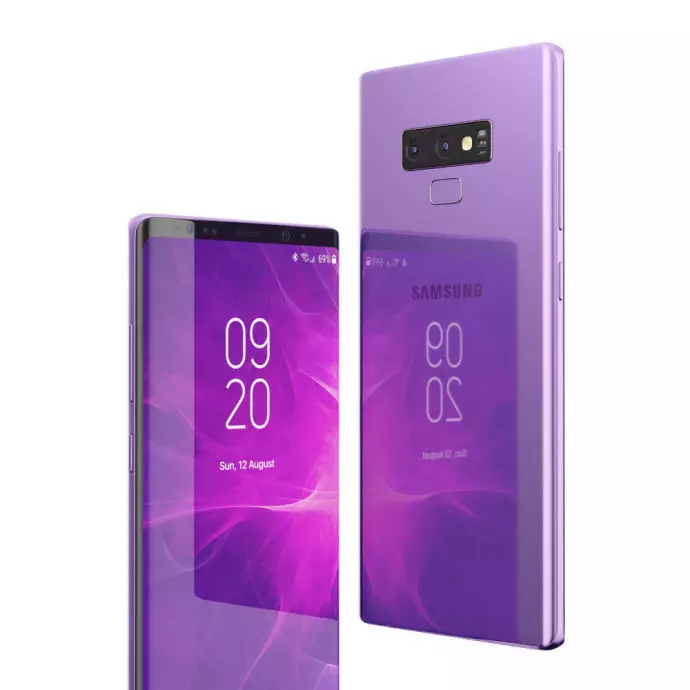 Render iki nuduhake kita kaya Galaxy Note 9 34707_5