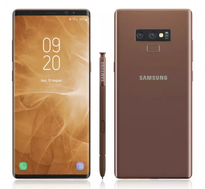 ဒီ renders တွေက Galaxy Note 9 ရဲ့ ပုံပန်းသဏ္ဍာန်ကို ပြသပေးပါတယ်။ 34707_7