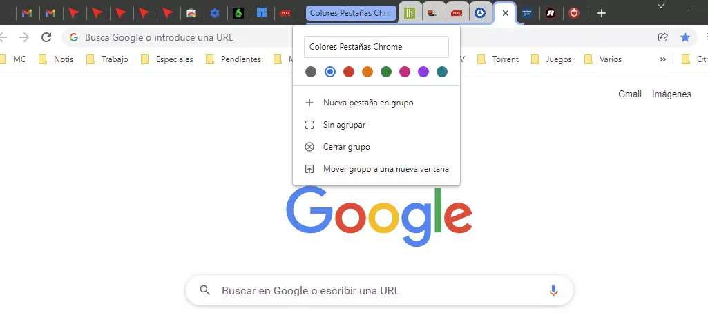 tab dalam google chrome