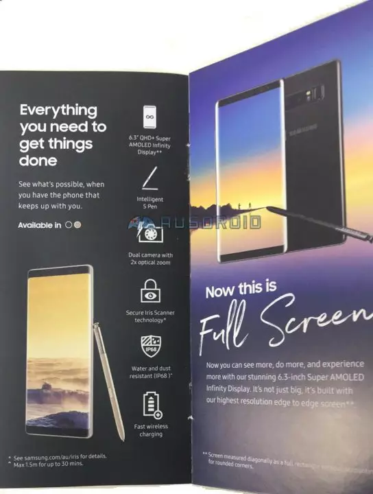 Samsung Awstralja jgħidilna kollha dwar il-Galaxy Note 8 38189_2