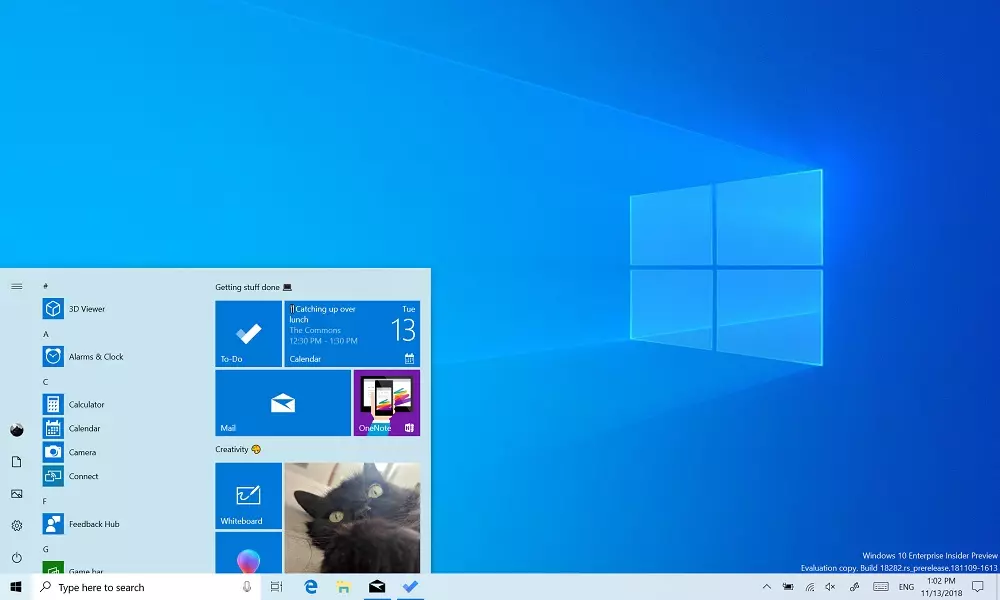 Tema cahya bakal teka ing Windows 10: nemesis saka tema peteng 39023_1