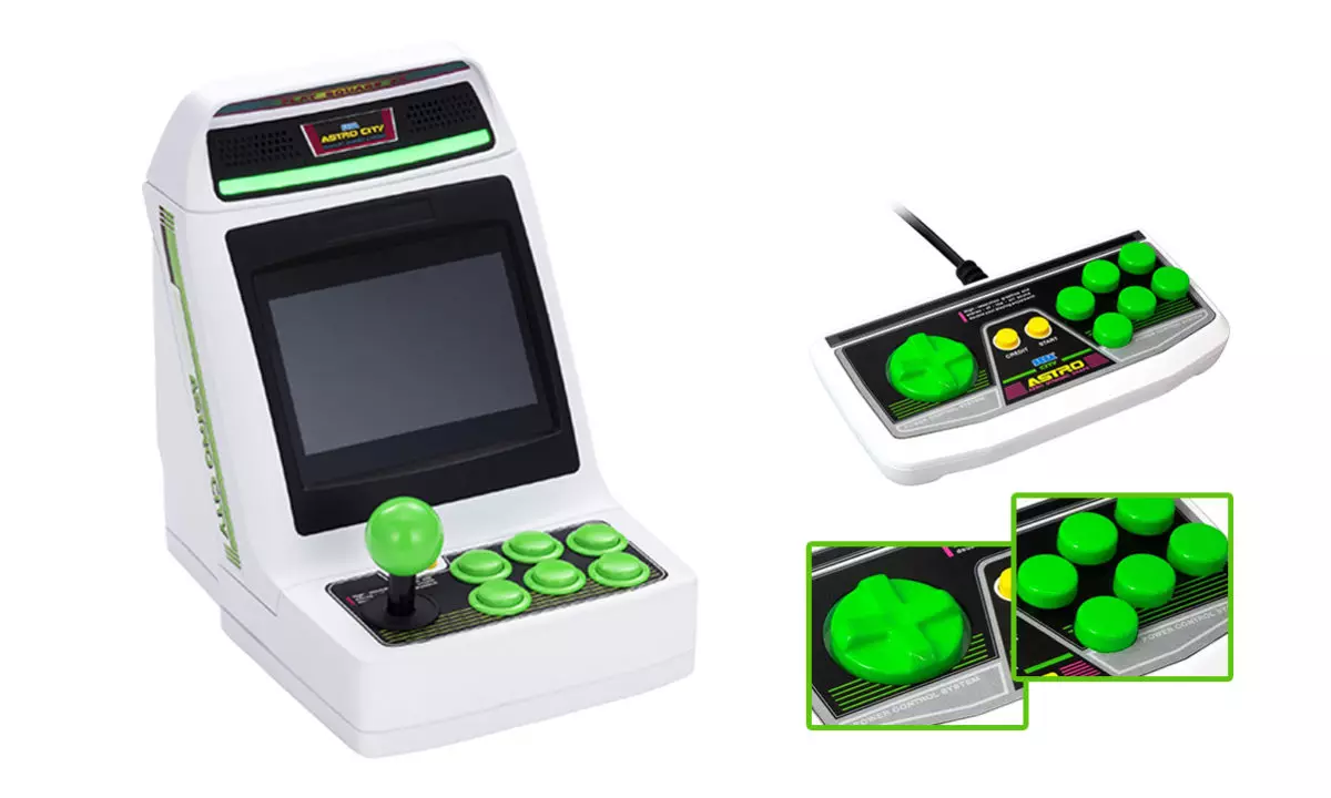 Astro City Arcade Mini přináší zážitek z klasických arkádových automatů do dlaně 39479_1