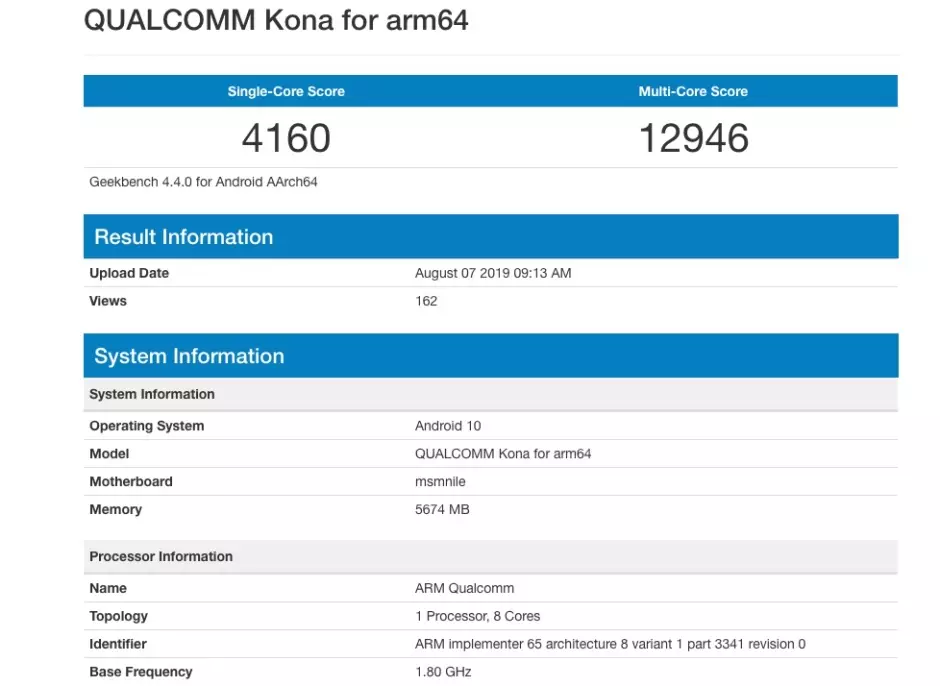 Performance of the Snapdragon 865, a chip that will become the heart of the Galaxy S11 41675_2