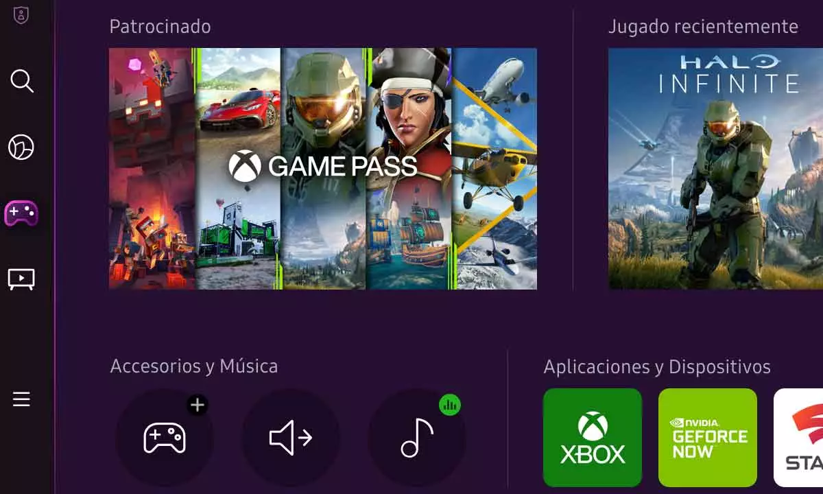 Os televisores Samsung incluirán acceso directo a Xbox Cloud