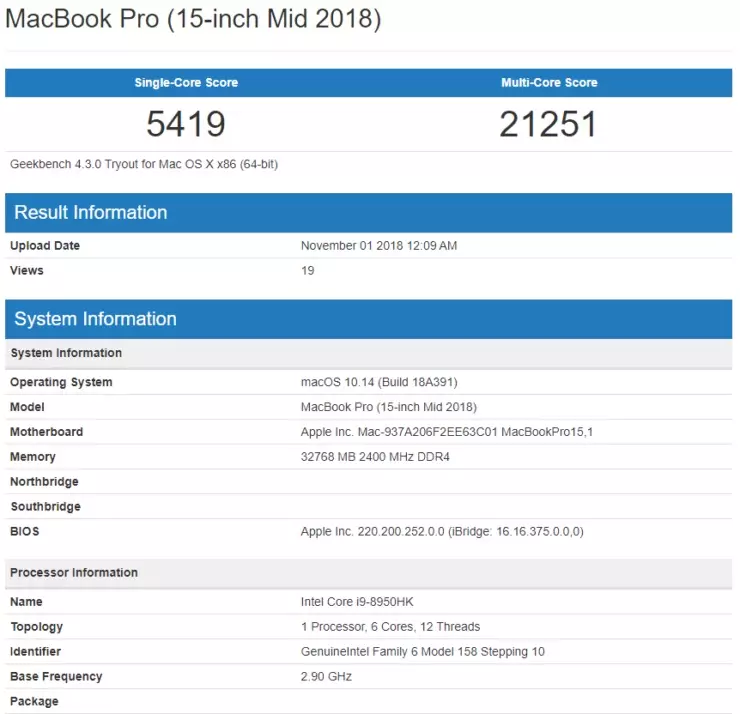 Ang pasundayag sa iPad Pro 2018: duol sa usa ka Core i9 8950HK 43524_4