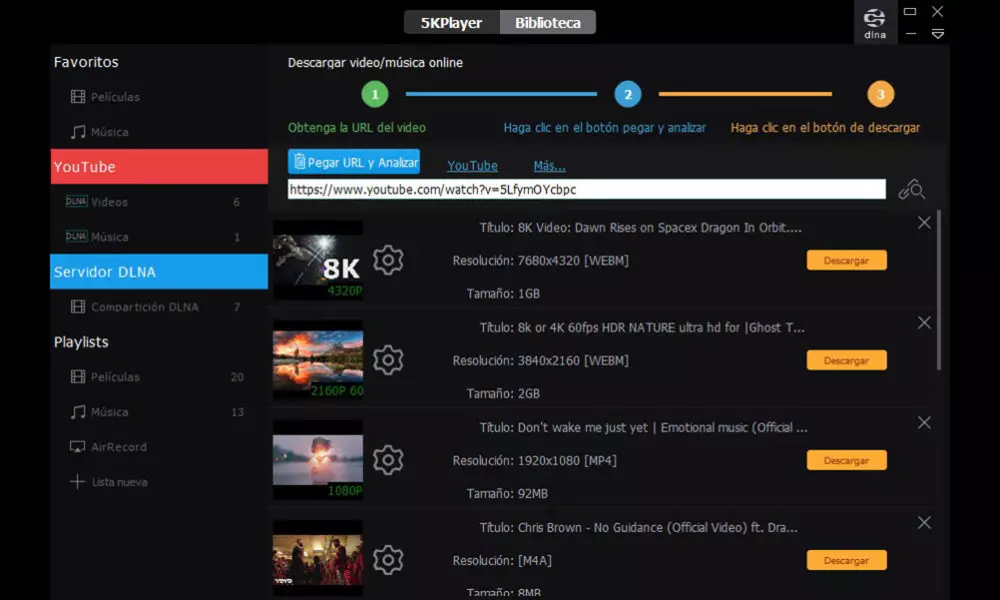 windows 10 සඳහා 5kplayer mp3 පරිවර්තකය