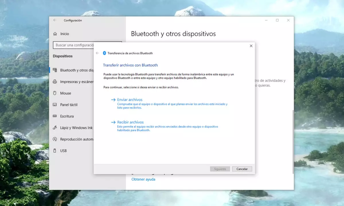 Transferați fișiere Bluetooth