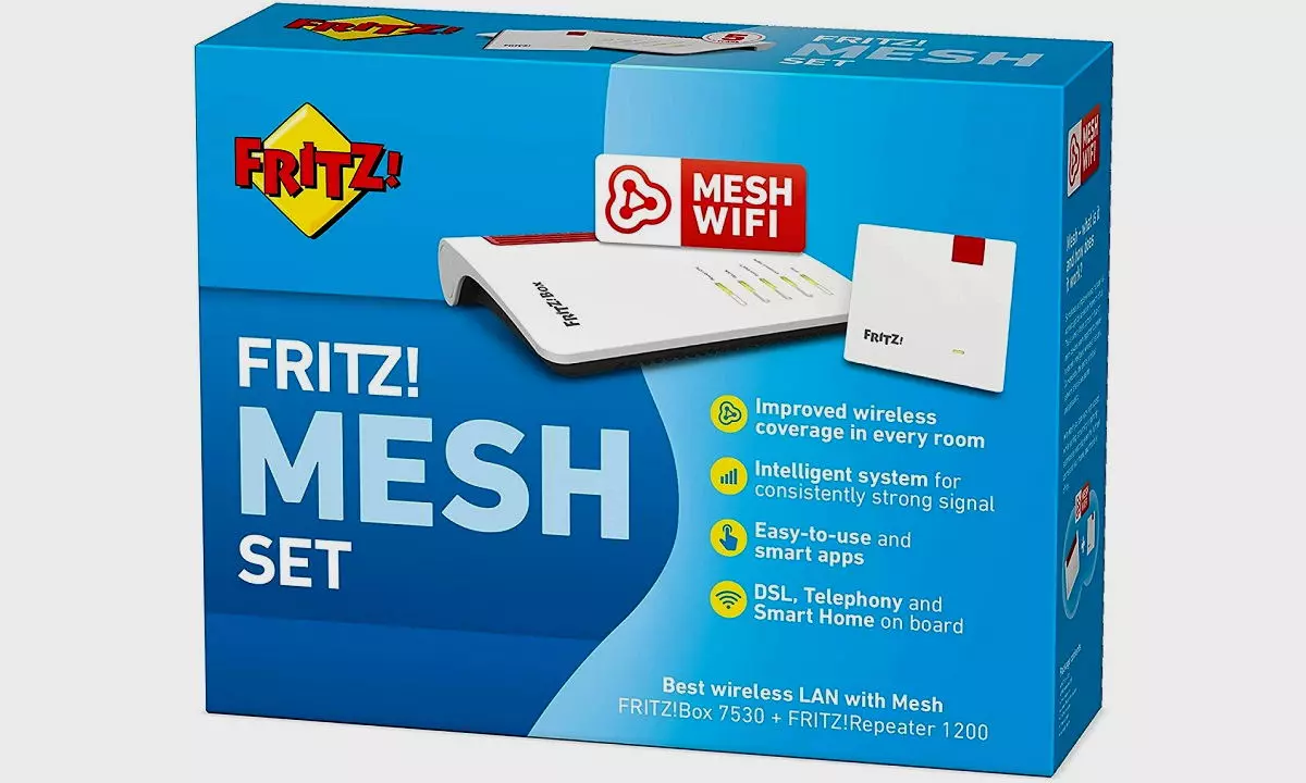 FRITZ! AVM Mesh Teeb: nws muaj txiaj ntsig dab tsi? 44333_1