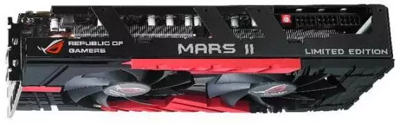 ASUS ROG Mars II, эфектная падвойная графіка GTX-580 50574_2