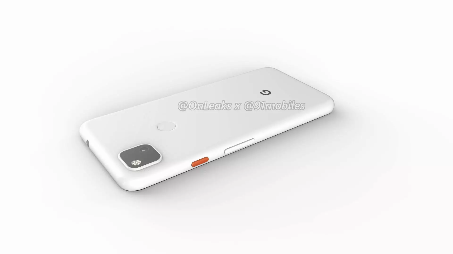 Render sing nuduhake tampilan Google Pixel 4a disaring 50611_11