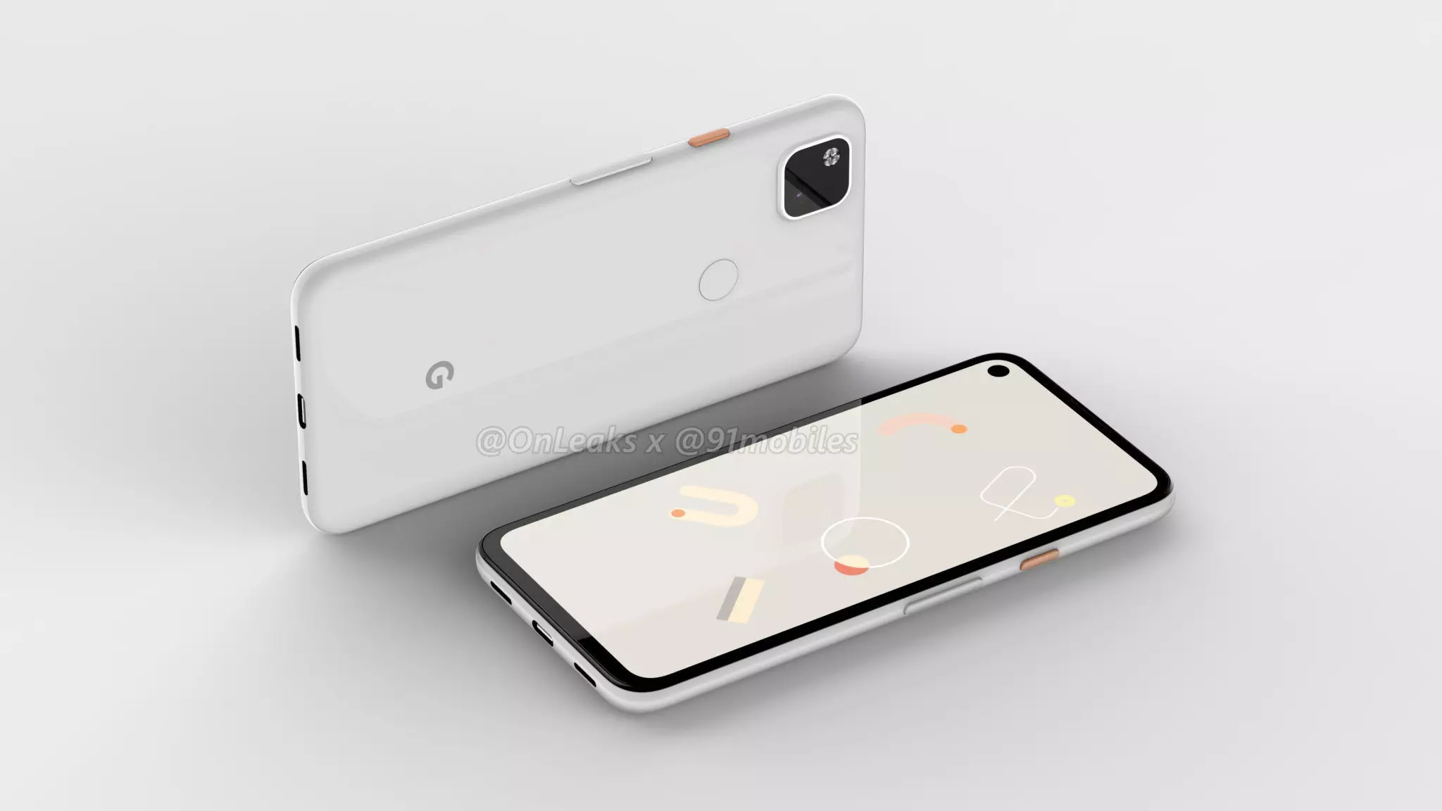 過濾顯示 Google Pixel 4a 外觀的渲染 50611_6