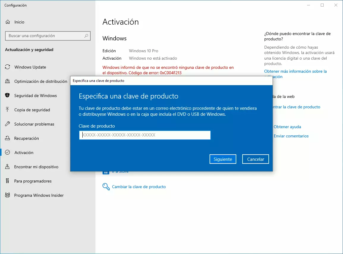 activa Windows