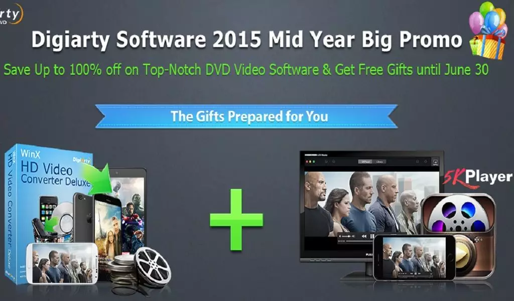 Gratis WinX HD Video Converter Deluxe, en videokonverter, der kan klare alt 53481_1