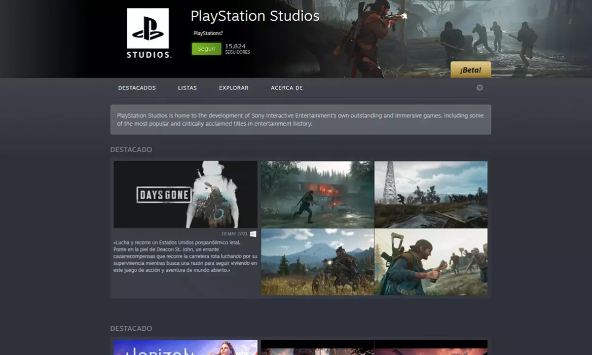 PlayStation Studios öppnar sin sida på Steam och förutspår ankomsten av nya spel på PC 5353_4