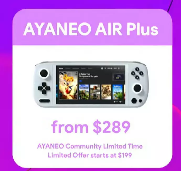 AYA Neo Air Plus, la ekonomia alternativo al la Steam Deck 576_4